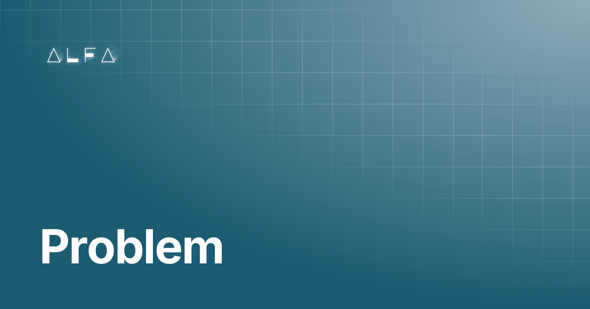 Problem | ALFA